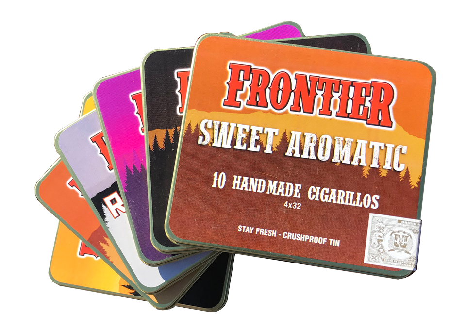 Frontier Cigarillo Tins – Frontier Cigars